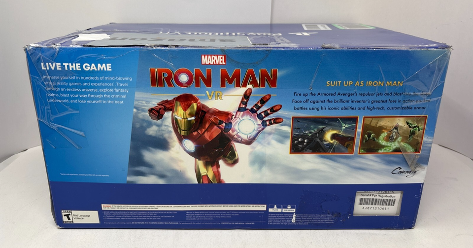 PlayStation VR Marvel's Iron Man Bundle New *READ* | eBay