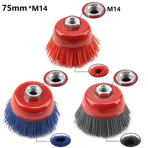 Nylon Cup Brush for Cleaning Wood Metal Rust Corrosion and Much More | eBay
