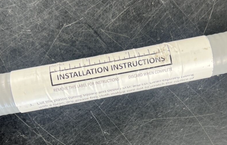 Chicago Fittings XR-10B-12-36-L-ZDC X-Riser Gas Line Hose 1/2" CTS x 3/ ...