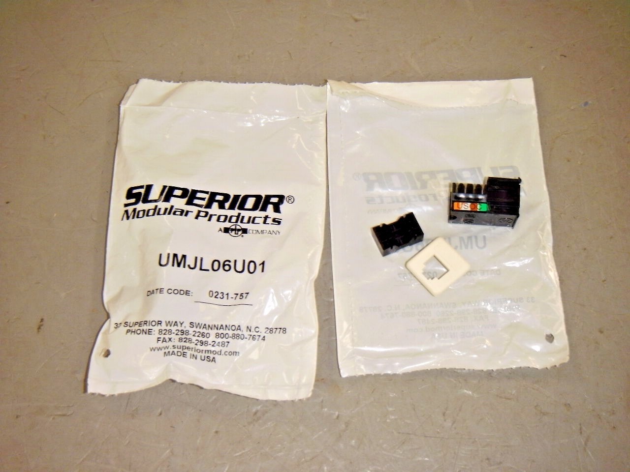 Superior Modular Products UMJL06U01 Universal Modular Jack 6-Position ...