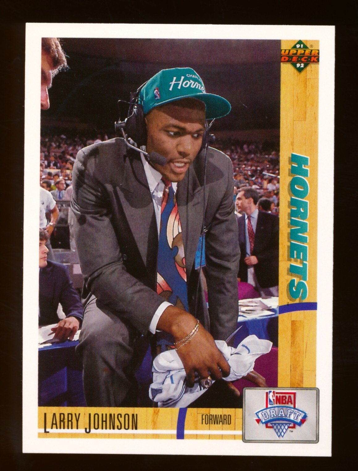 1991 Upper Deck Larry Johnson Rookie card #2 MINT HORNETS GTX-1088 | eBay