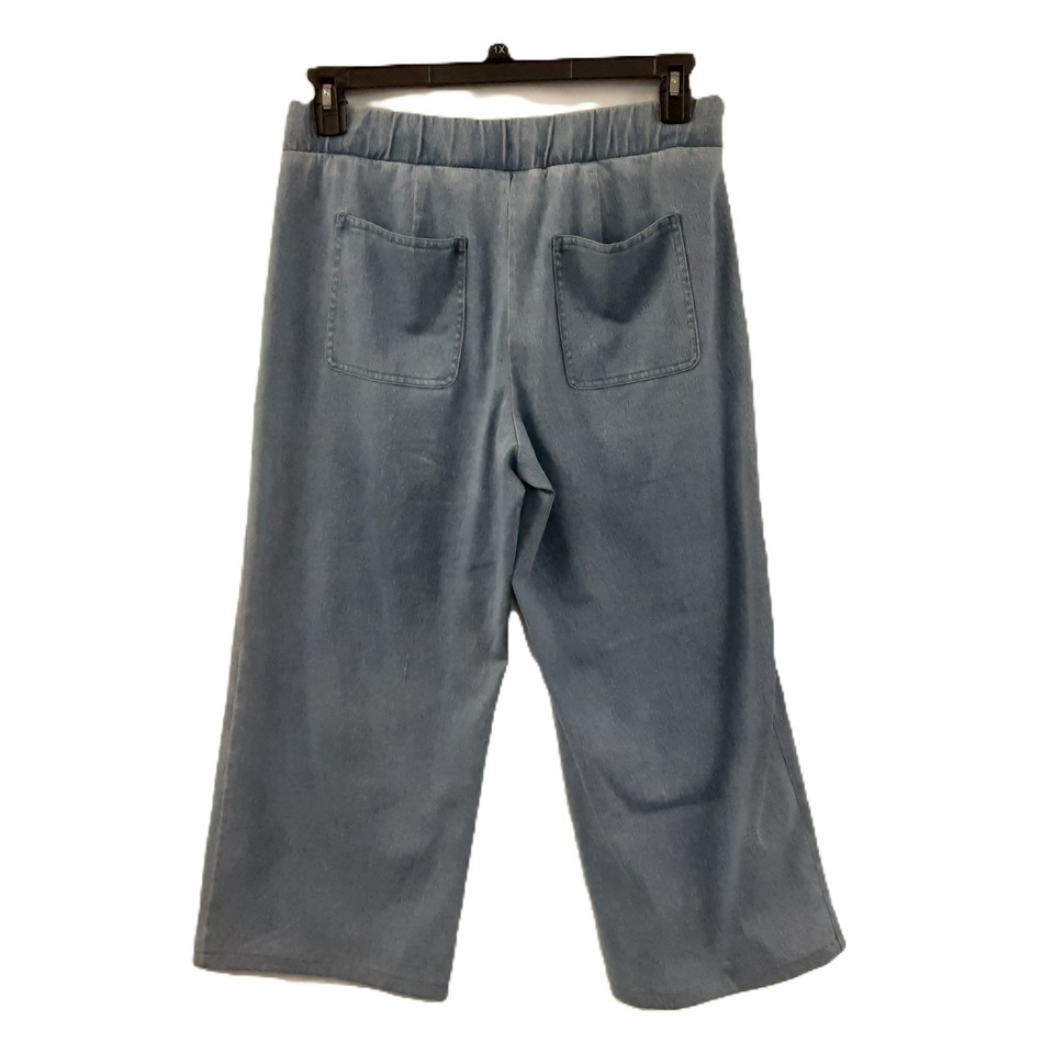 D & Co. Womans Capri Sz MP Pullon Pockets Wide Leg Stretch Vintage 90's ...