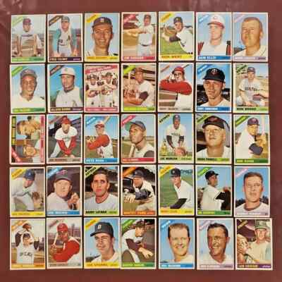1966 Topps Baseball You Pick -Complete Your Set -PRICING BASED ON ...
