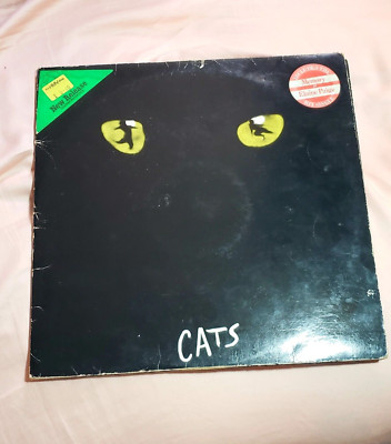 UK Copy CATS Musical London Recording LP 1981 Vinyl Record Album 12” w ...