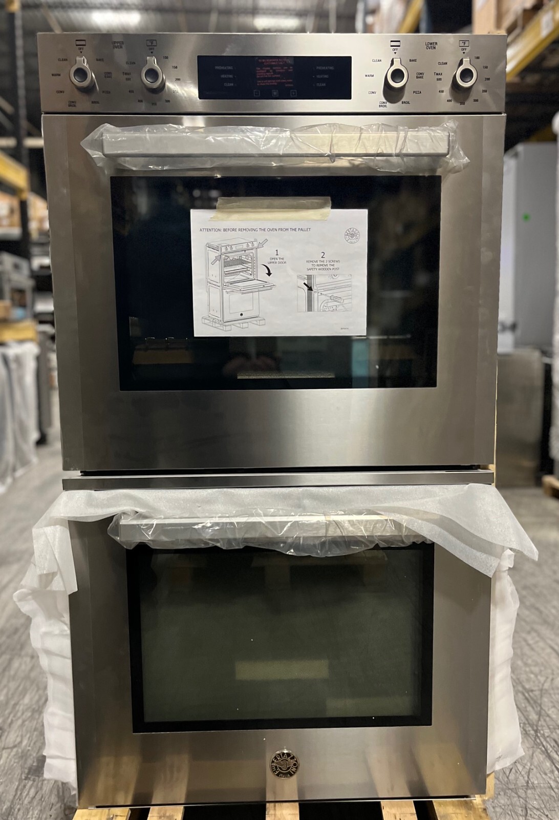 Bertazzoni+PROF30FDEXV+Professional+Series+30+Inch+Double+Wall+Oven for ...