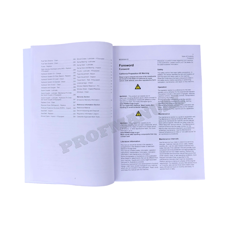 Caterpillar 308 CR 308 SR Mini Hydraulic Excavator Operators ...