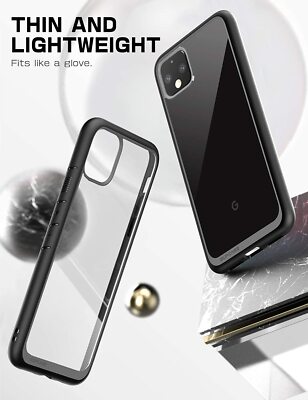 SUPCASE for Google Pixel 4XL, Clear Case Hybrid Shell Slim TPU Bumper ...