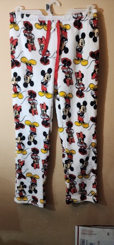 NICE Disney Mickey & Minnie Mouse Soft Fleece Lounge Pajama Pants Women ...