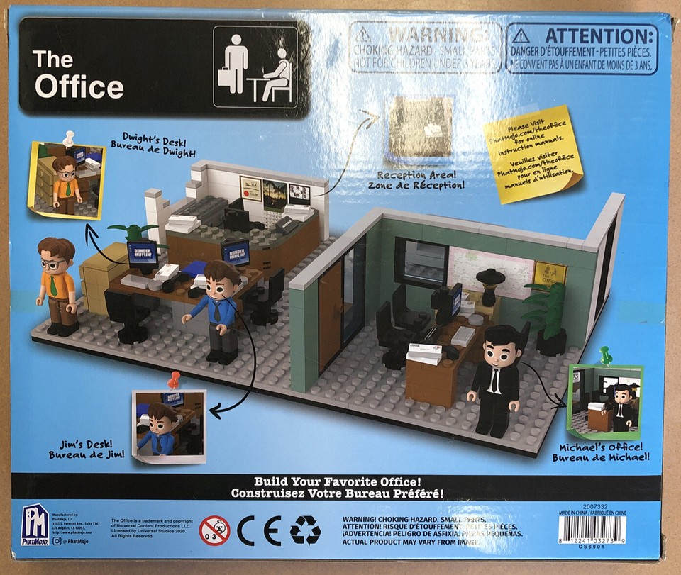 The Office Dunder Mifflin Scranton Branch Buildable Construction Set ...
