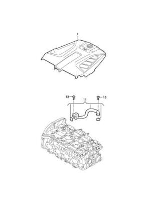 NEW AUDI VW AUDI Q8 Q7 TOUAREG 4MB 4MG 4MN CR7 VENT HOSE 06M103210EC ...