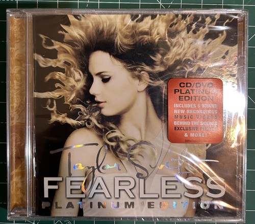 -= Taylor Swift “Fearless Platinum Edition” CD + DVD Big Machine 2009 ...