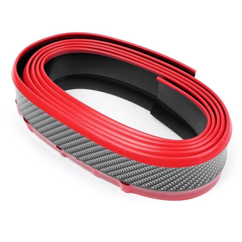 2.5M Car Auto Front Bumper Skirts Lower Lip Strip Rubber Guard ...