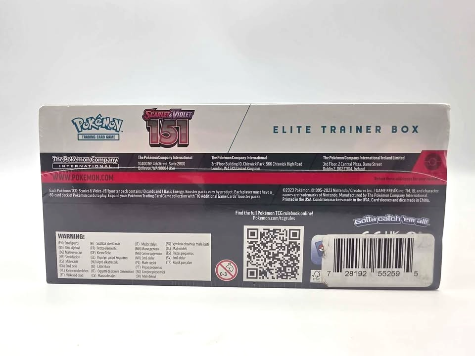 Sealed Pokémon TCG Scarlet & Violet 151 ETB Elite Trainer Box SEALED | eBay