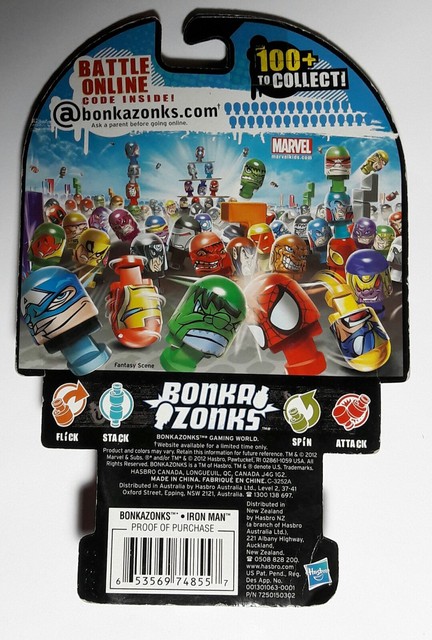 Bonkazonks Marvel Series 1 4-pack Iron Man Ages 5 for sale online | eBay