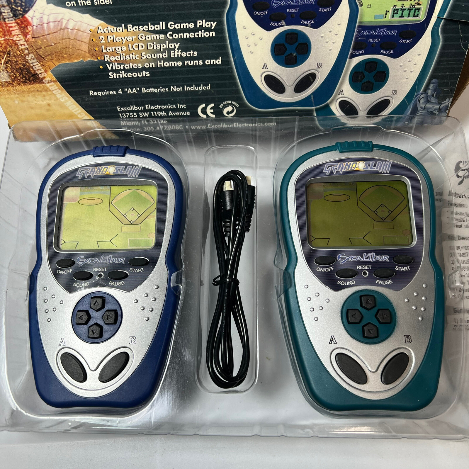 Vintage Baseball Double Play Excalibur Electronics Handheld Video Game ...