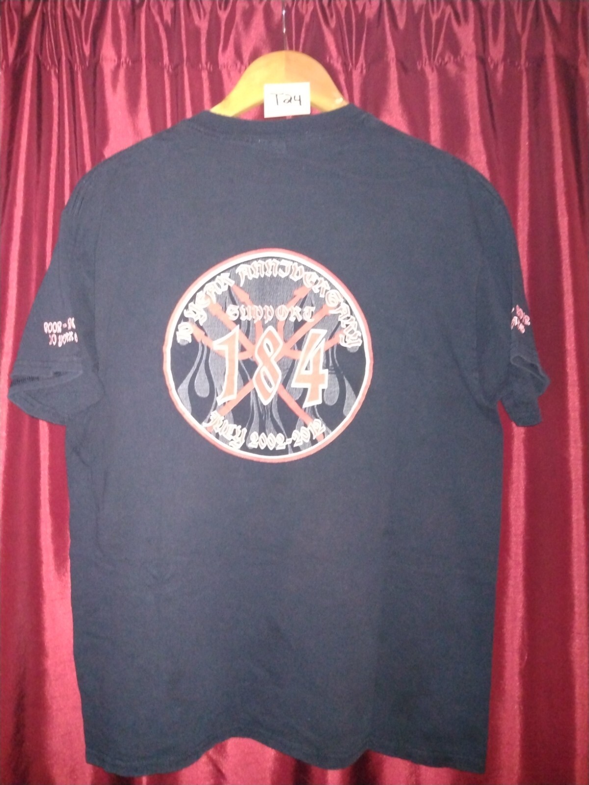 Red Devils Middlesex Support Mass 10 year anniversary T-Shirt LG (T24 ...