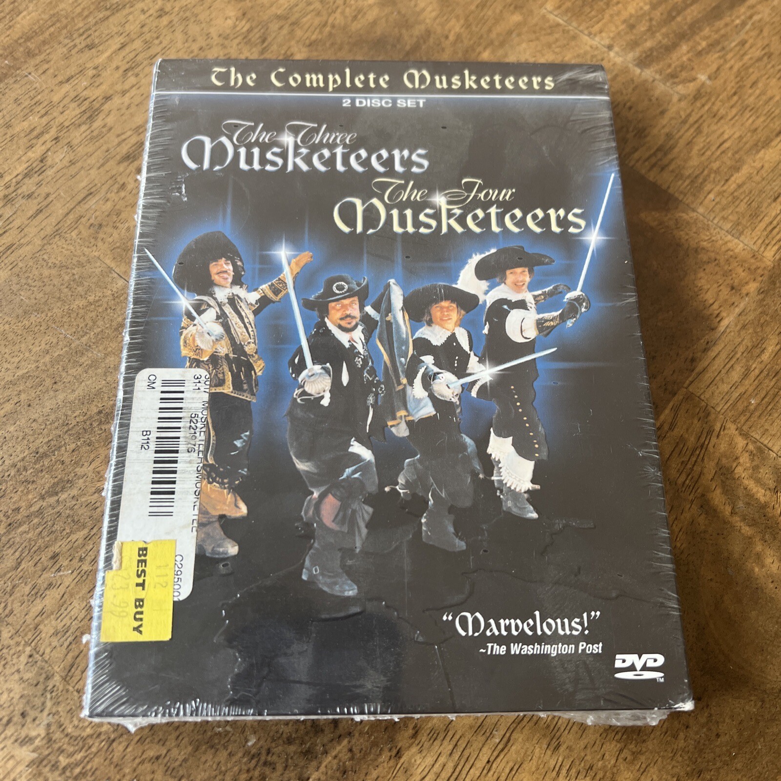 The Complete Musketeers (2003, 2-DVD Set) RARE / NEW / SEALED - SAME ...