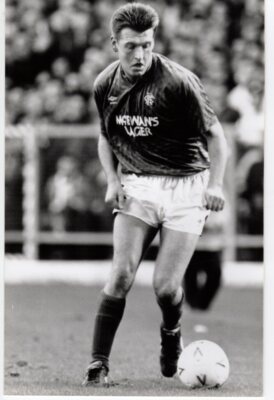 Original Press Photo Glasgow Rangers Nigel Spackman 1990 | eBay