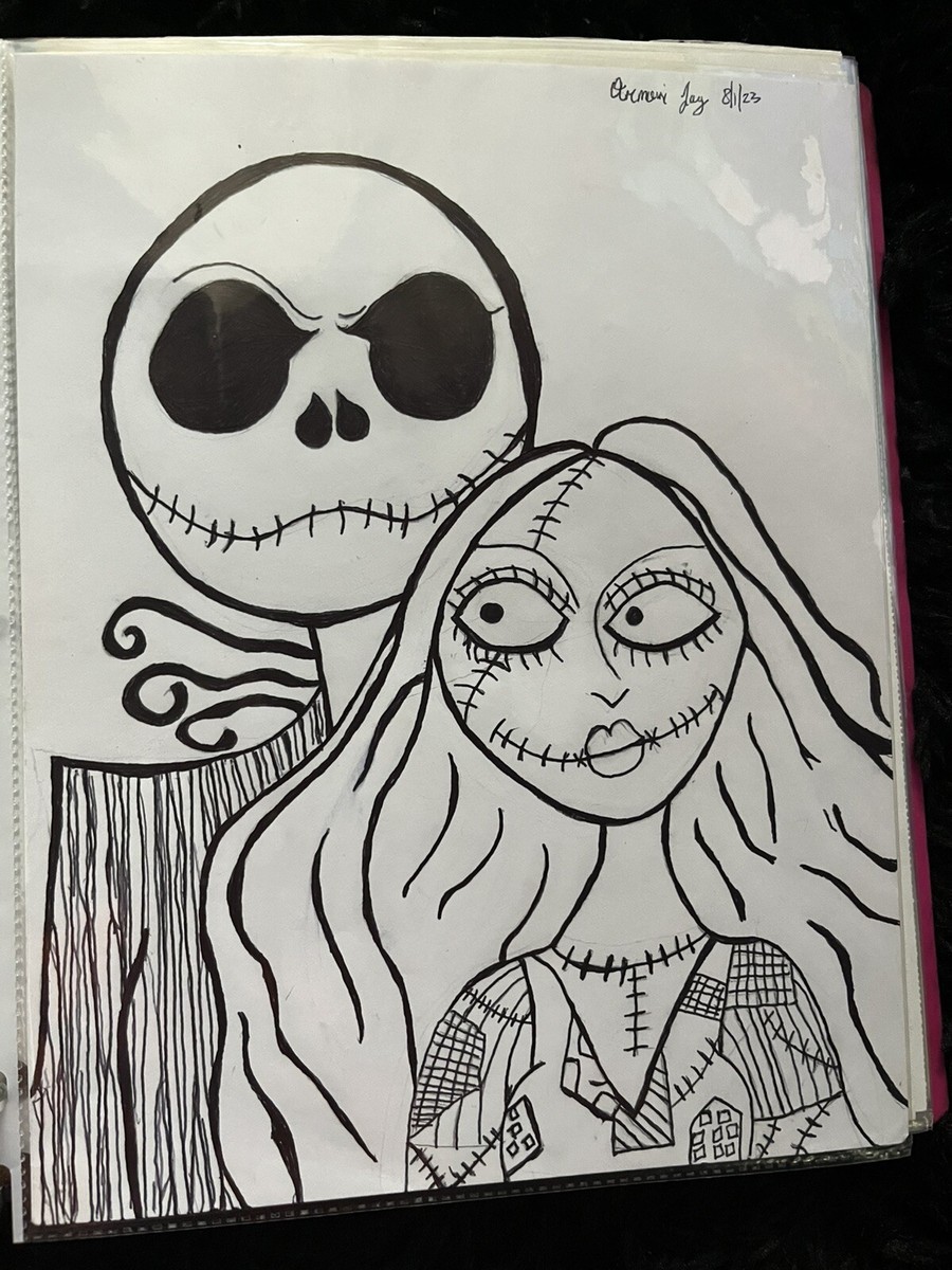 Jack And Sally Drawing Ideas