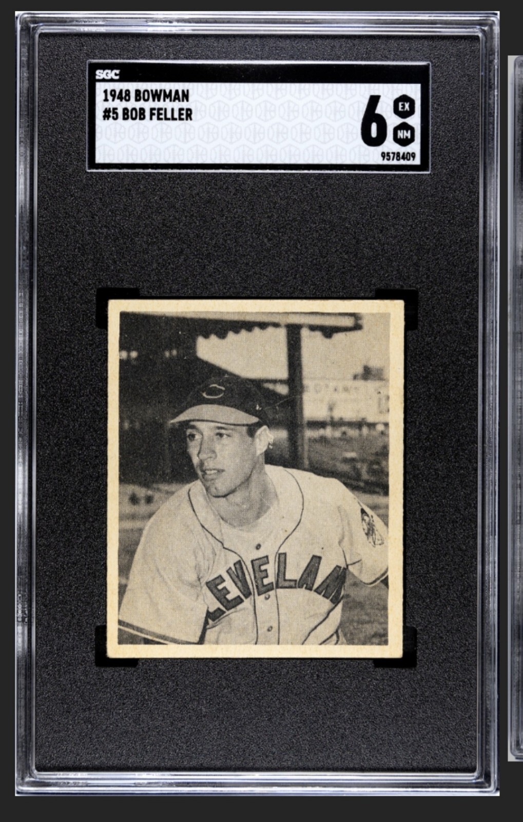 1948 Bowman Bob Feller #5 SGC 3 VG | eBay