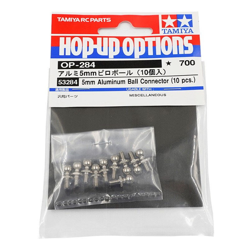 Tamiya Aluminum 5mm Ball Connector 10pcs TT-02 TD4 M-08 XV-02 OP-284 ...
