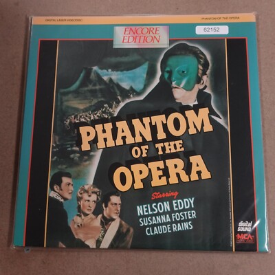 Phantom Of The Opera Nelson Eddie Laserdisc Ld Movie | eBay