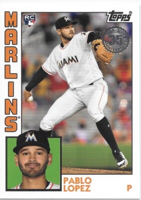 2019 Topps Series 2 Baseball '84 Topps Rookies Pablo Lopez RC Marlins ...