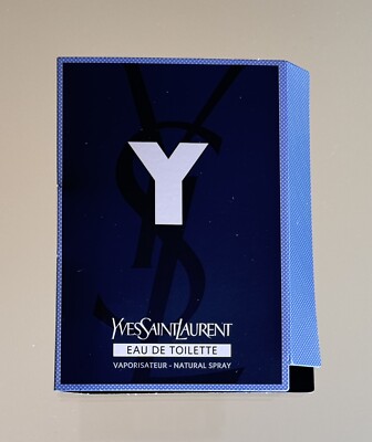 YSL YVES SAINT LAURENT Y EAU DE TOILETTE MEN VIALS SAMPLE SPRAY | eBay
