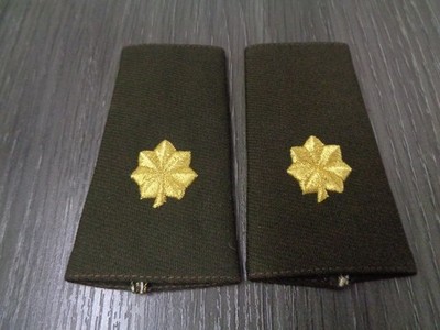 US ARMY AGSU shirt shoulder boards MAJOR Shoulder Epaulets Boards Large ...