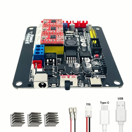 32bits 3-Axis Control Board GRBL for CNC Engraver Stepper Motor ...
