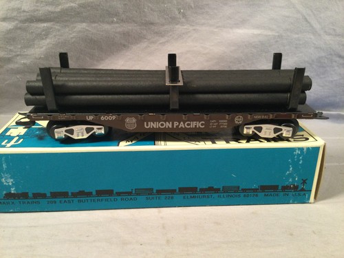 New / Modern Marx Trains 7349 Union Pacific Flat Car W/Pipe Load New W ...
