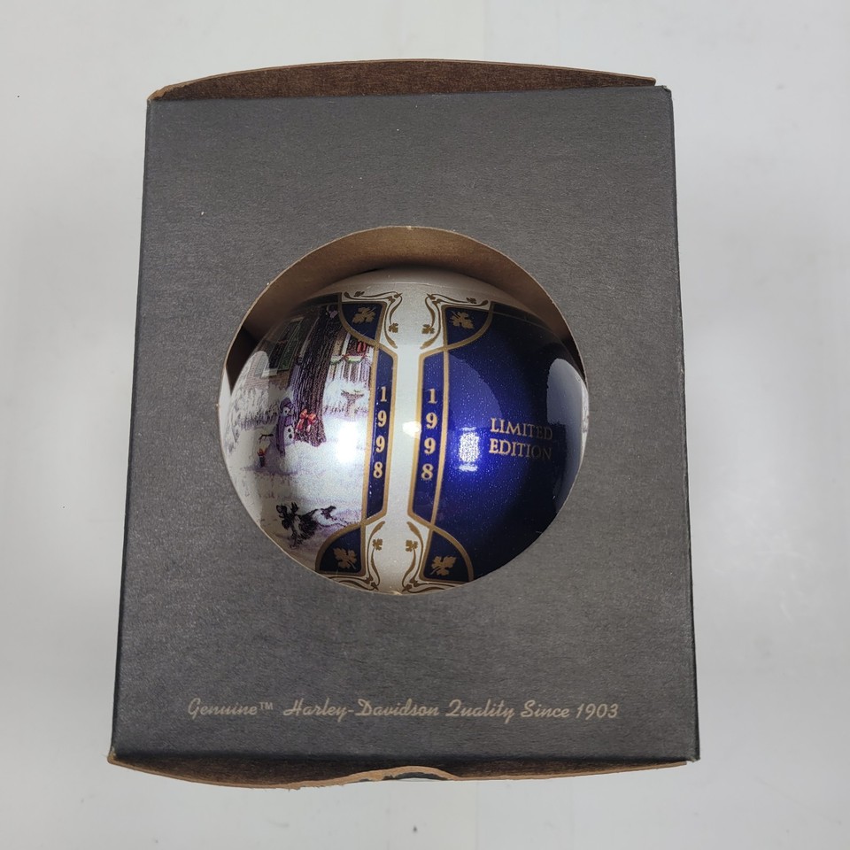 Harley Davidson 1998 Holiday Memories Series 5 Family Portrait Ornament ...