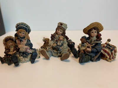 3 Boyds Dollstone Collection Betsy, Kathrine & Victoria w/Edmund | eBay