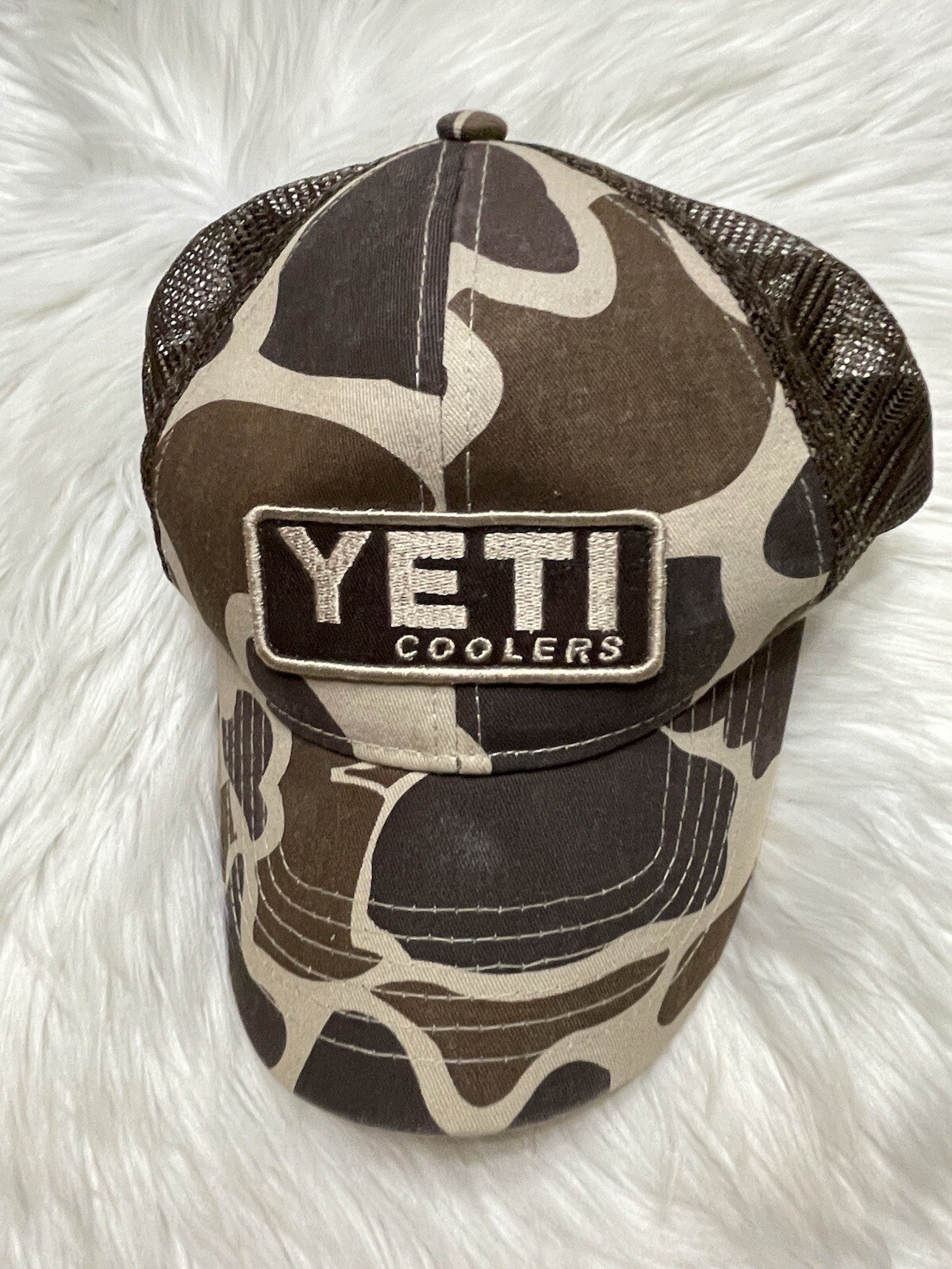 Yeti Coolers Camouflage Cap Hat Hunting Snap Back Mes… - Gem