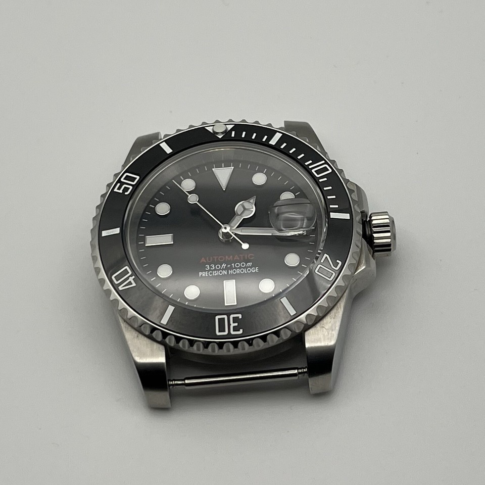 40mm Black Dial Sub Date Style Diver Watch only | eBay