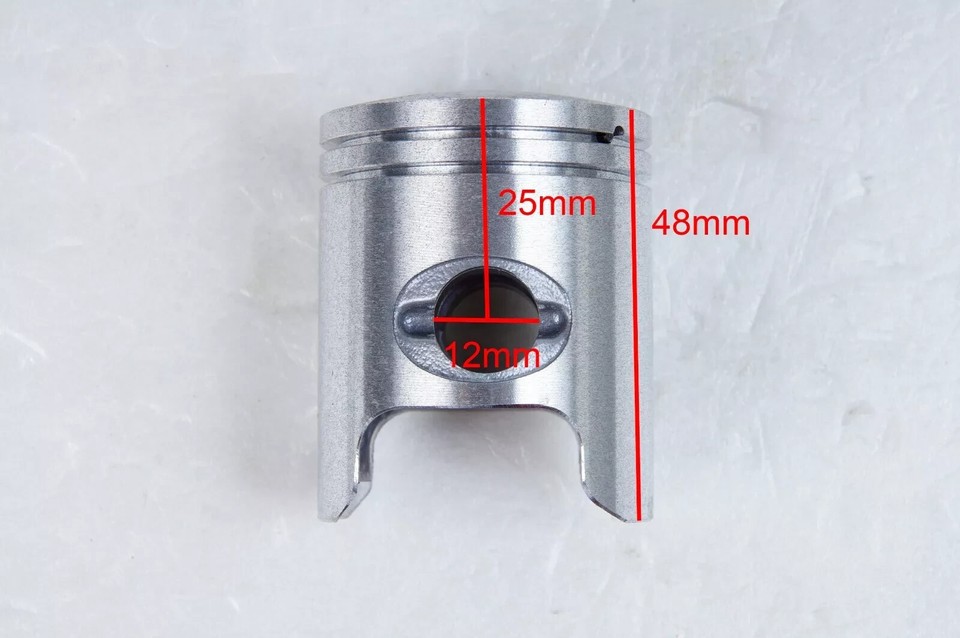 PHIX PISTON KIT PIAGGIO TYPHOON VESPA ET2 50cc O/S+.50mm FITS 40.50MM ...