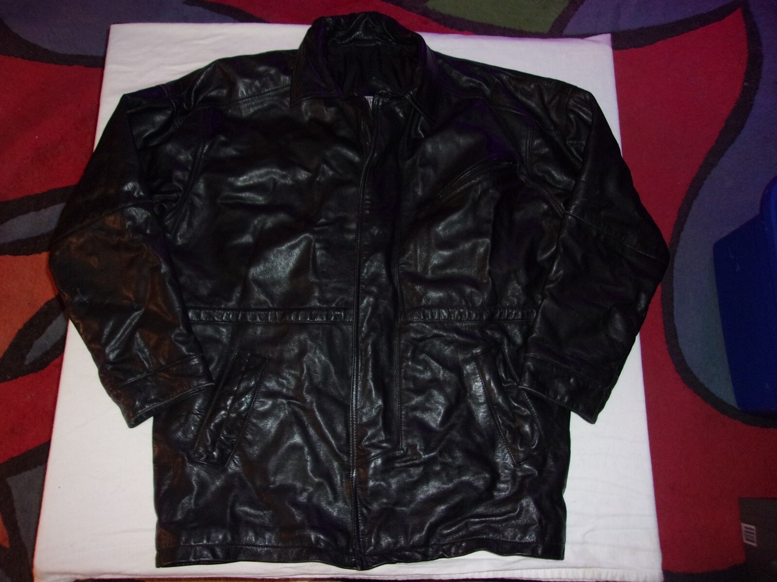 Vintage William Barry Mens Genuine Soft Black Leather… - Gem