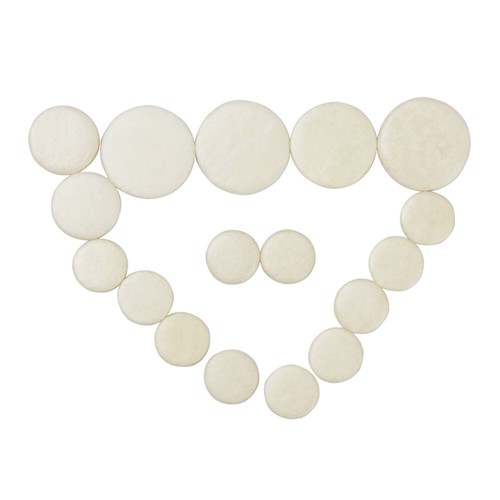 17 in 1 Replacement Felt Clarinet Woodwind Instrument Pads (White ...