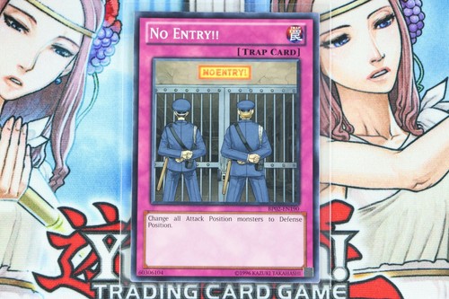 Yugioh Trap Card No Entry!! BP02-EN190 Unl Edition Common | eBay