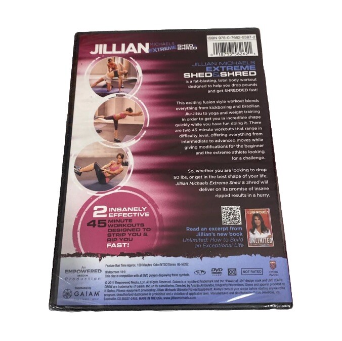 Jillian Michaels: Extreme Shed Shred (DVD, 2011) 18713582621| eBay