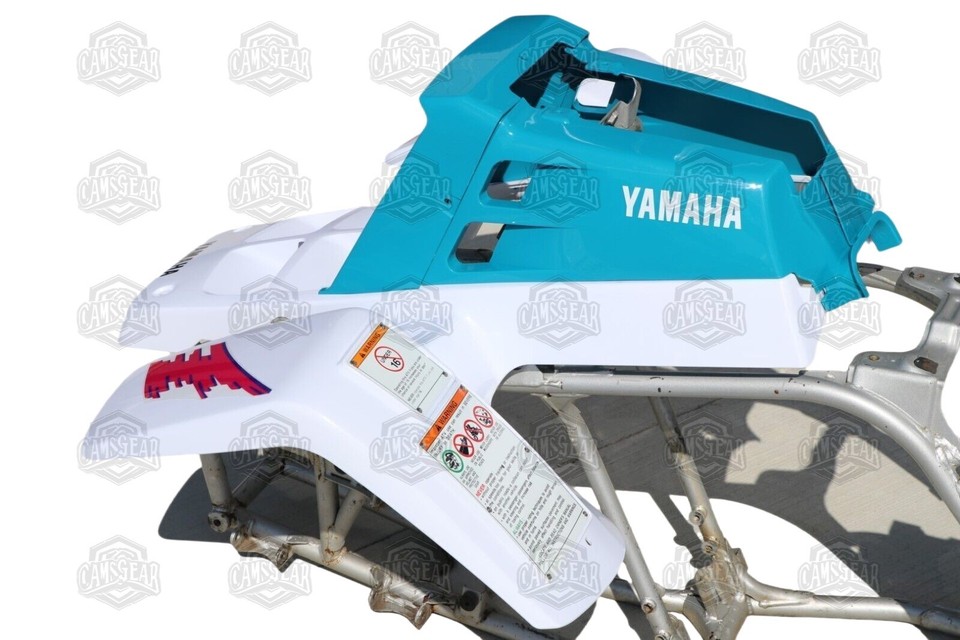 NEW 1992 Yamaha Banshee Teal White Plastics Fenders with Graphics Like ...