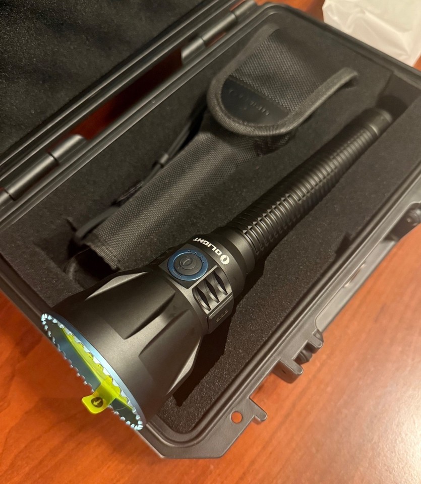 Olight Javelot Turbo 2 Black 1500M Long Range Rechargeable Flashlight ...