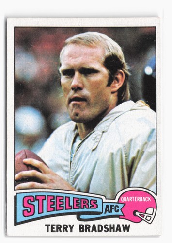 1975 Topps #461 Terry Bradshaw Pittsburgh Steelers EX HOF JA | eBay