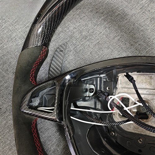 LED Carbon Fiber Steering Wheel For Mercedes-Benz C43 C63 E43 E63 3 5 ...