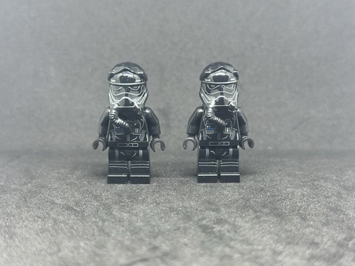 LEGI Star Wars First Order TIE Fighter Pilot 2 Minifigure Lot sw0672 ...