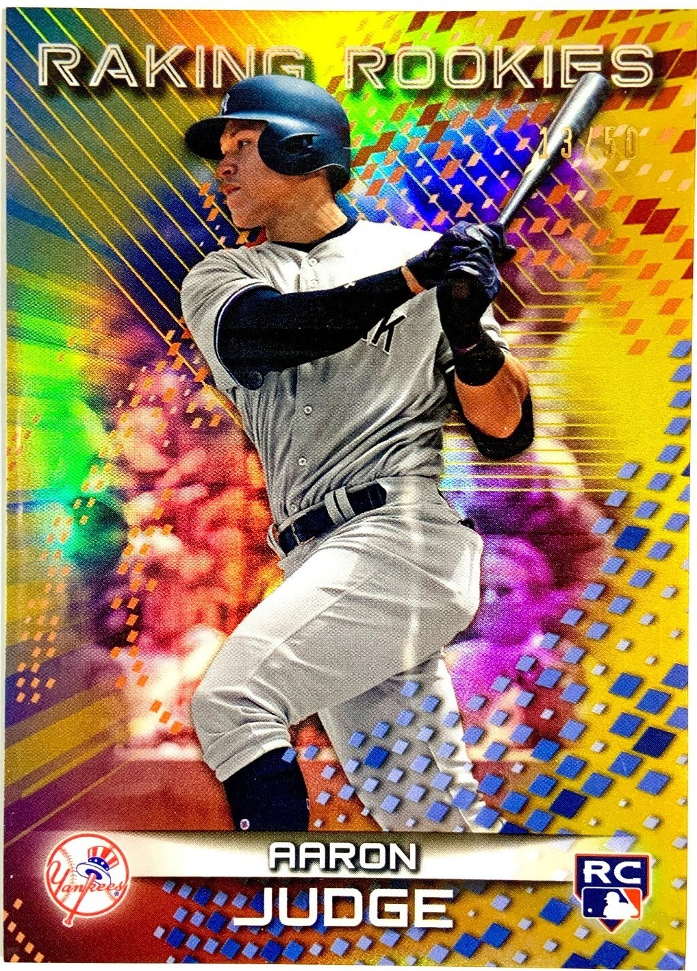 2017 Bowman's Best - Raking Rookies Aaron Judge #RR-AJ Gold Refractor ...