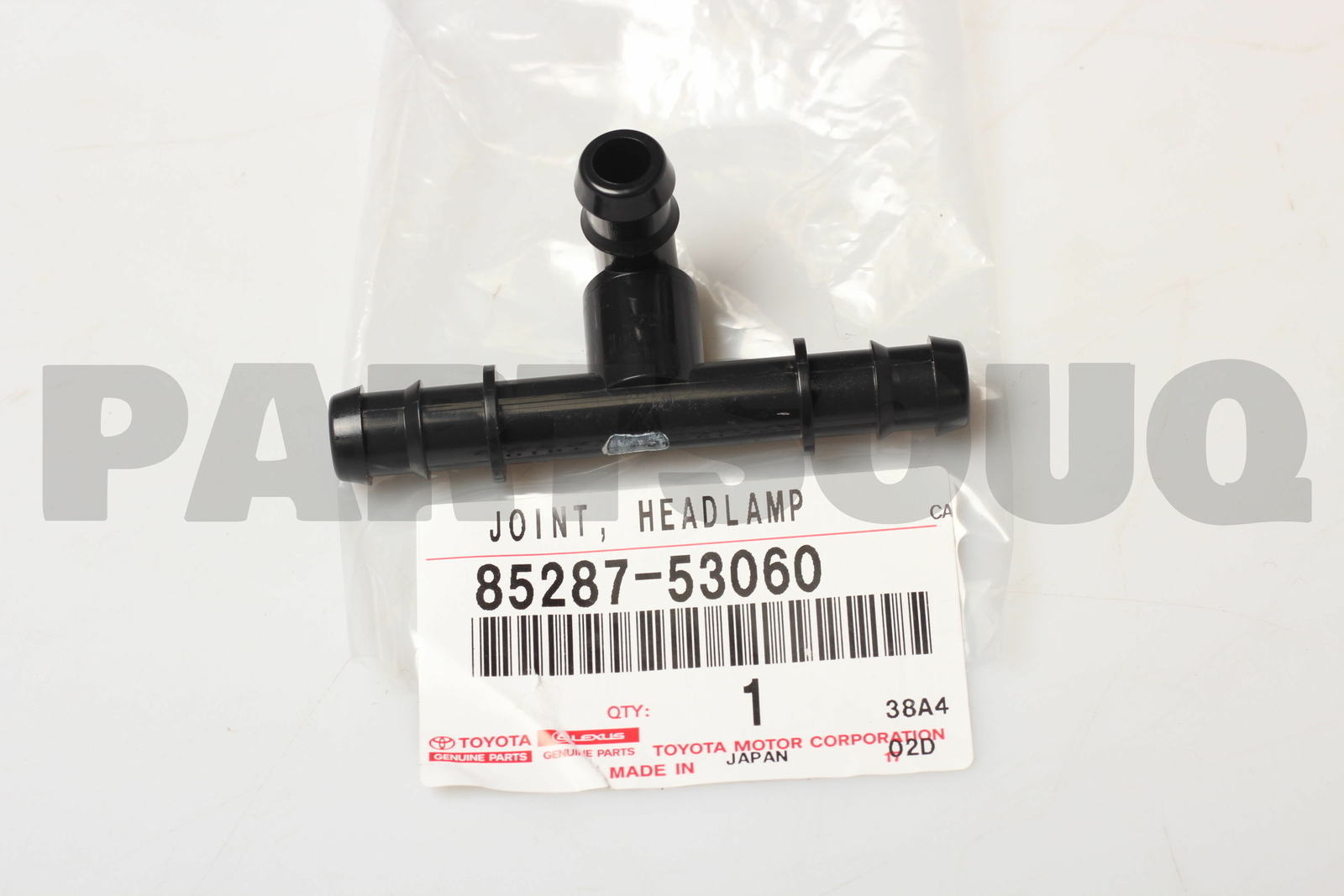 8528753060 Genuine Toyota JOINT, HEADLAMP CLEANER ELBOW, NO.2 85287 ...