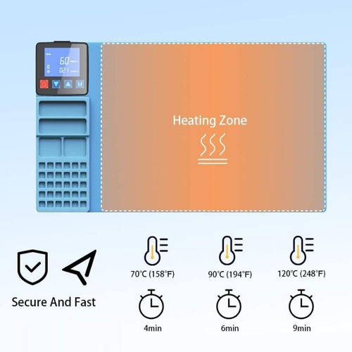 CPB Heating Pad mobile Phone LCD Screen Separator Plate Safe Remover ...