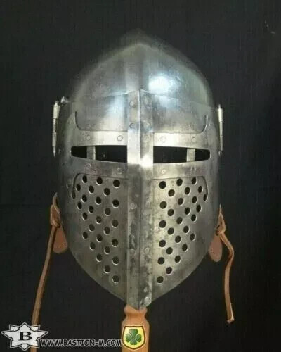 Bascinet Knight Helmet Medieval Armour Buhurt Battle Gift Medieval ...