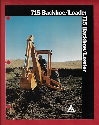 ALLIS-CHALMERS 715 BACKHOE/LOADER 4 PAGE BROCHURE 1196-ITD-76 | eBay